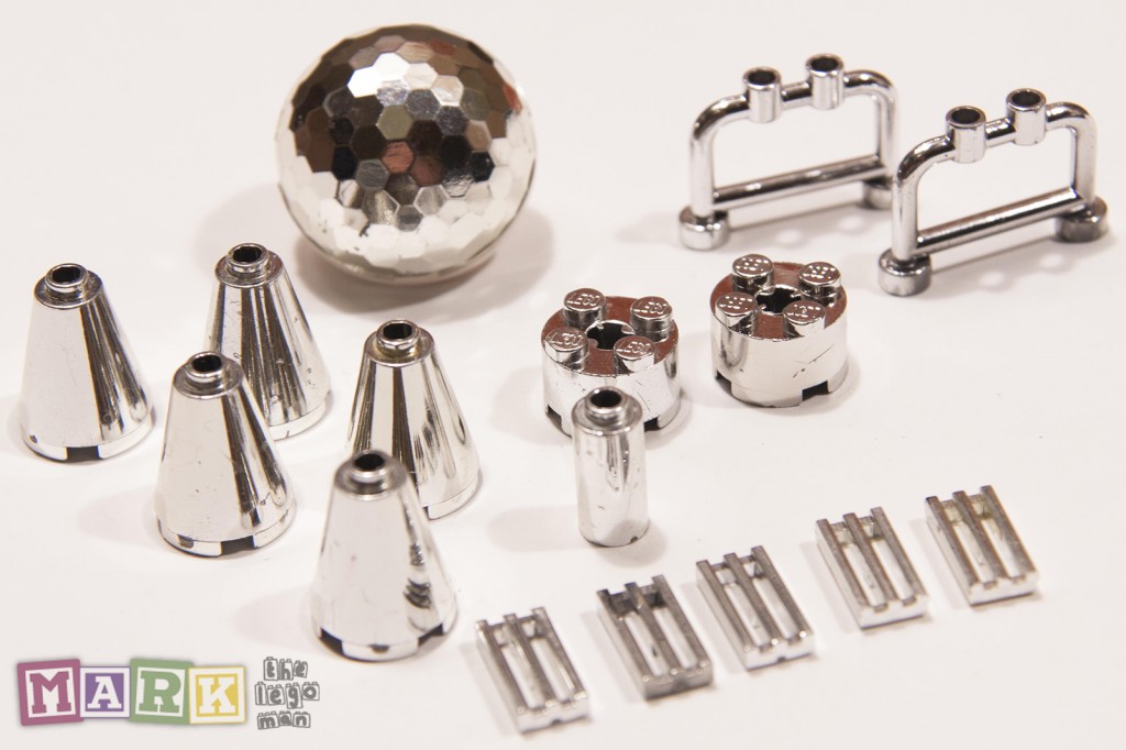 Lego Large Collection of RARE Special Colour Chrome Silver Job Lot ...