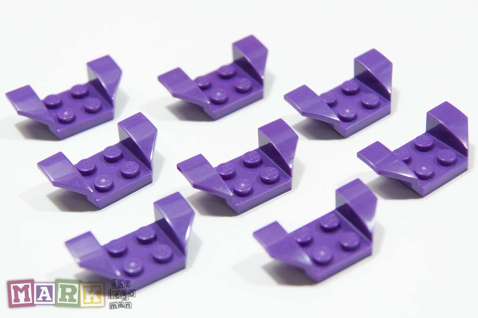 Lego 41854 Job Lot Rare Colour Purple 8x Car Mudguard 2×4 Swept Back ...