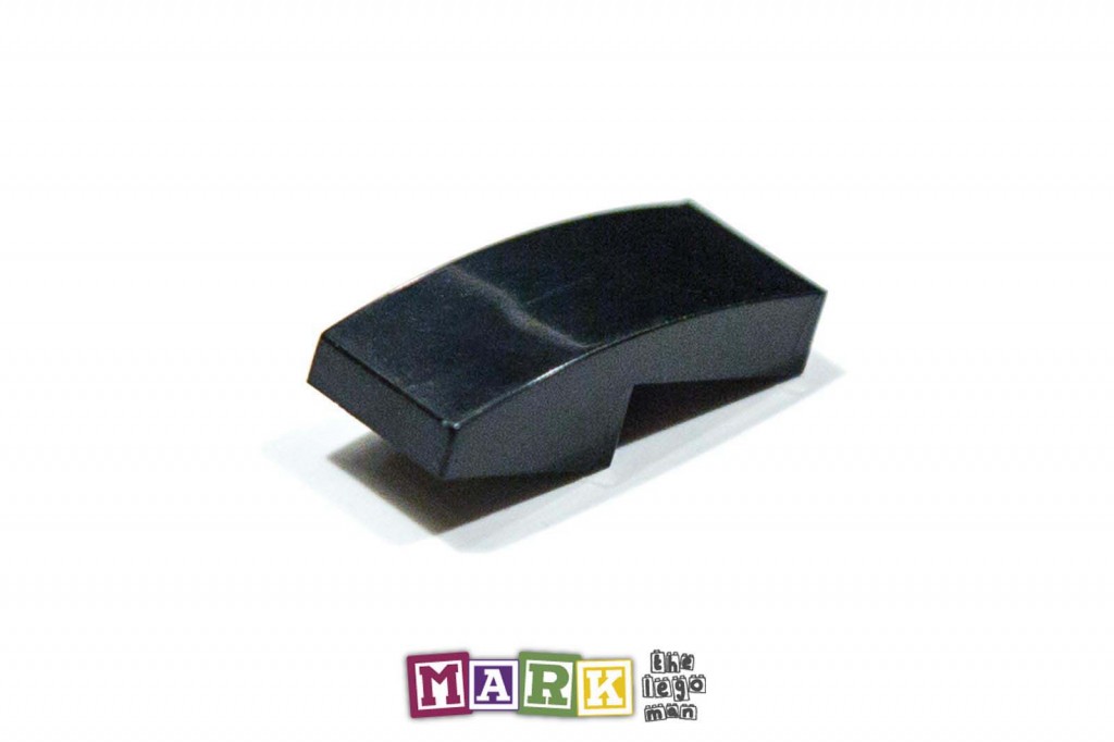 NEW Lego 11477 Black Plate With Bow 1x2x2/3 6047276 | Mad About Bricks