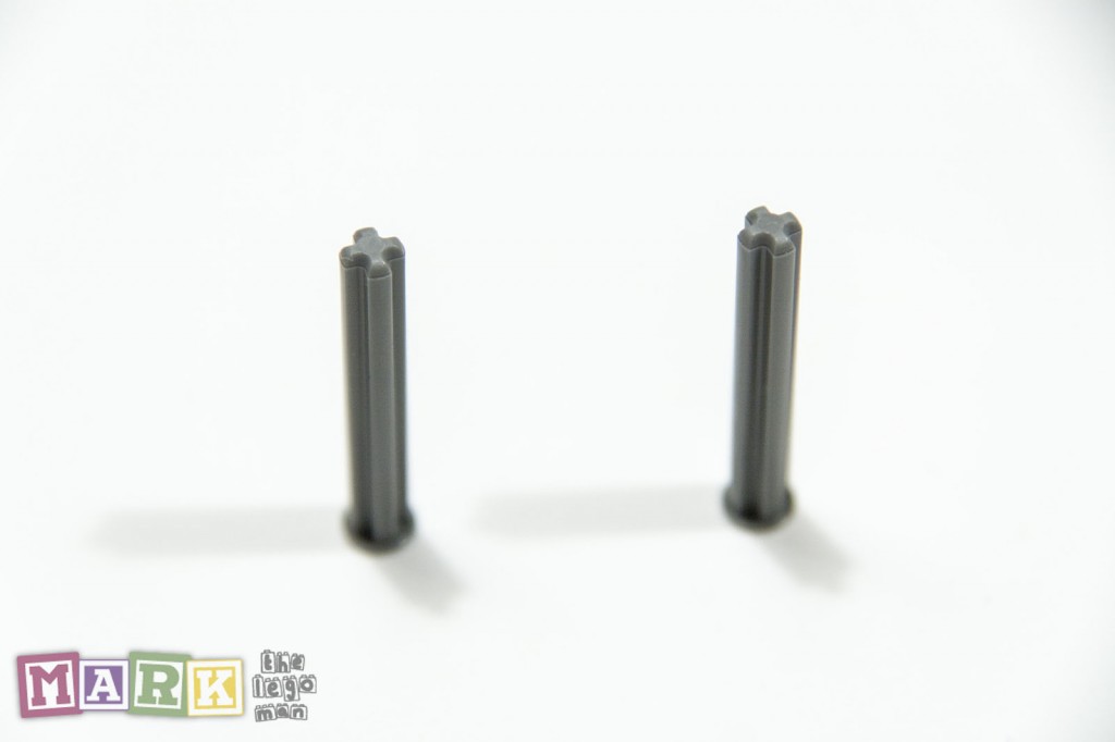 Pack of 2 New Lego 87083 4M Cross Axle With End Stop 4560177 | Mad ...