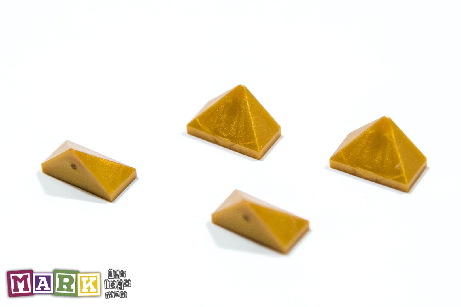 Lego 3048 4x RARE Star Wars W. Gold Slope Brick 45 1×2 Triple 4295174 ...