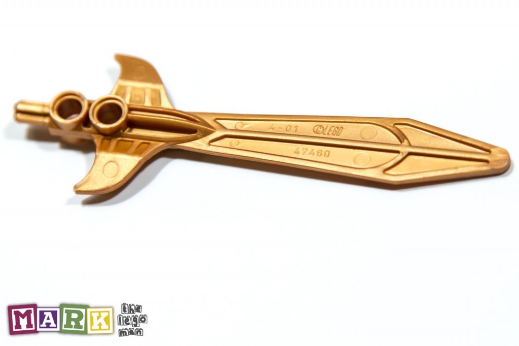 Lego 47460 RARE Gold (Pearl Copper) Castle Large Figure Weapon Sword ...