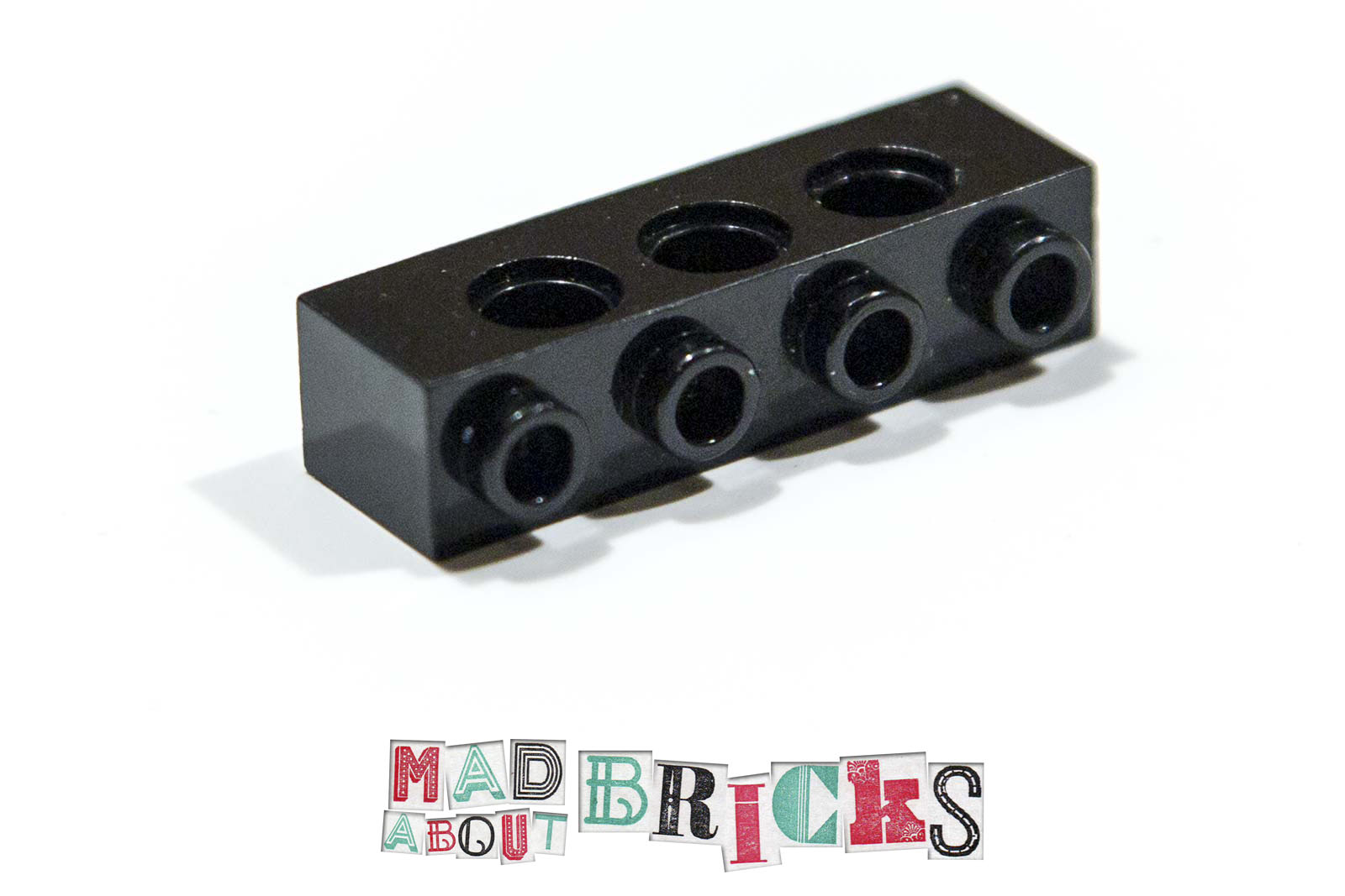 Pack of 2 Lego 3701 1×4, Ø4,85 Technic Brick with Holes 370126 | Mad ...