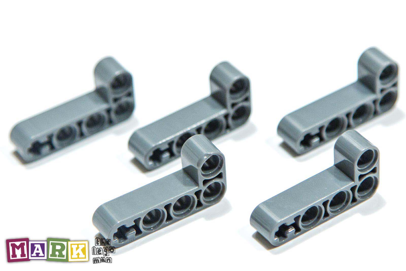 Pack of 5 Lego 32140 4×2 90 Degree Technic Angled Beam 4210667 | Mad ...
