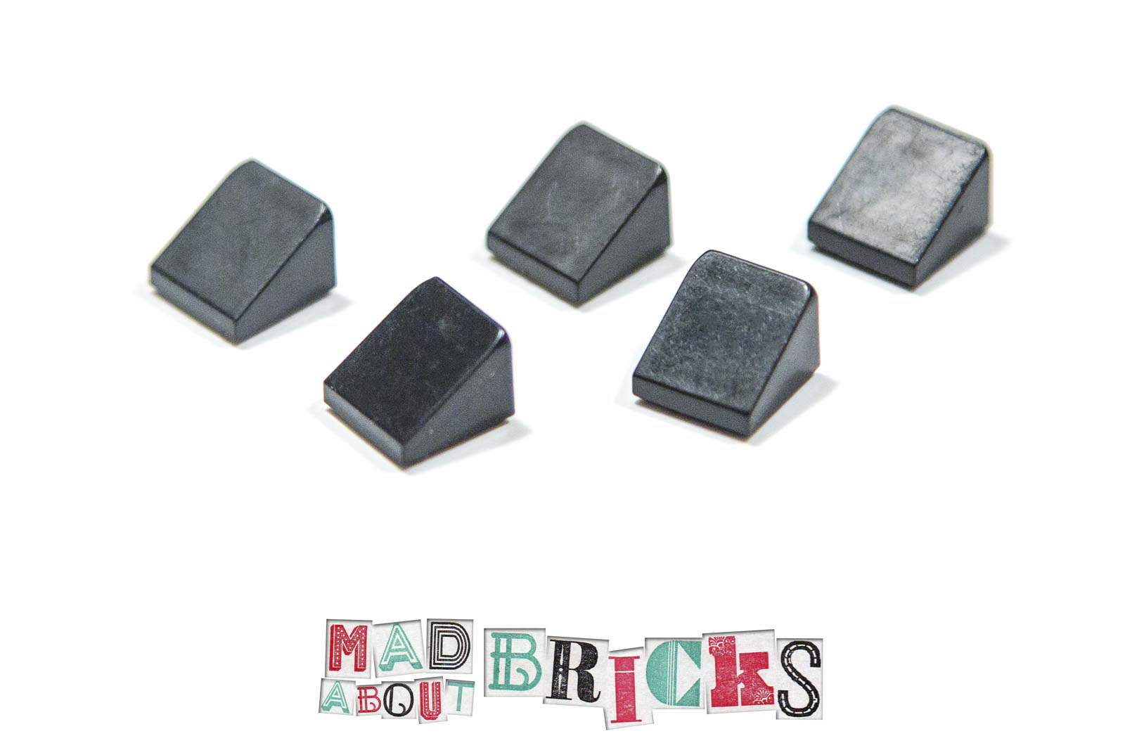 Pack of 5 Lego 54200 1X1x2/3 Roof Tile 4504382 | Mad About Bricks