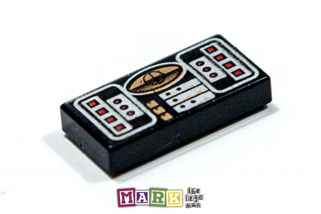 Lego 42125 1×2 Avionics Copper, Red & Silver Print Flat Tile No. 70 ...