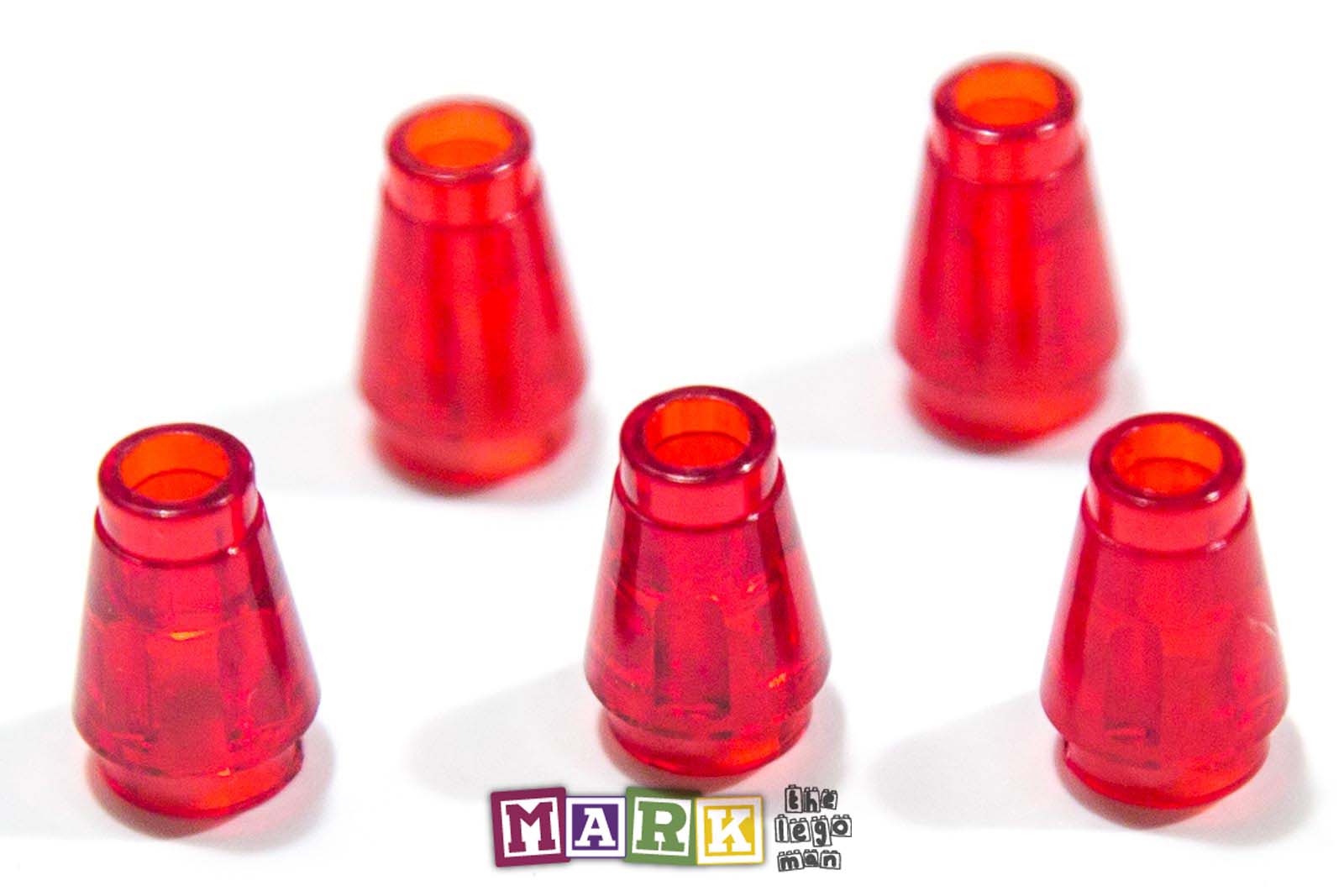 Pack of 5 New Lego 64288 1×1 Nose Cone Small 4544720 | Mad About Bricks