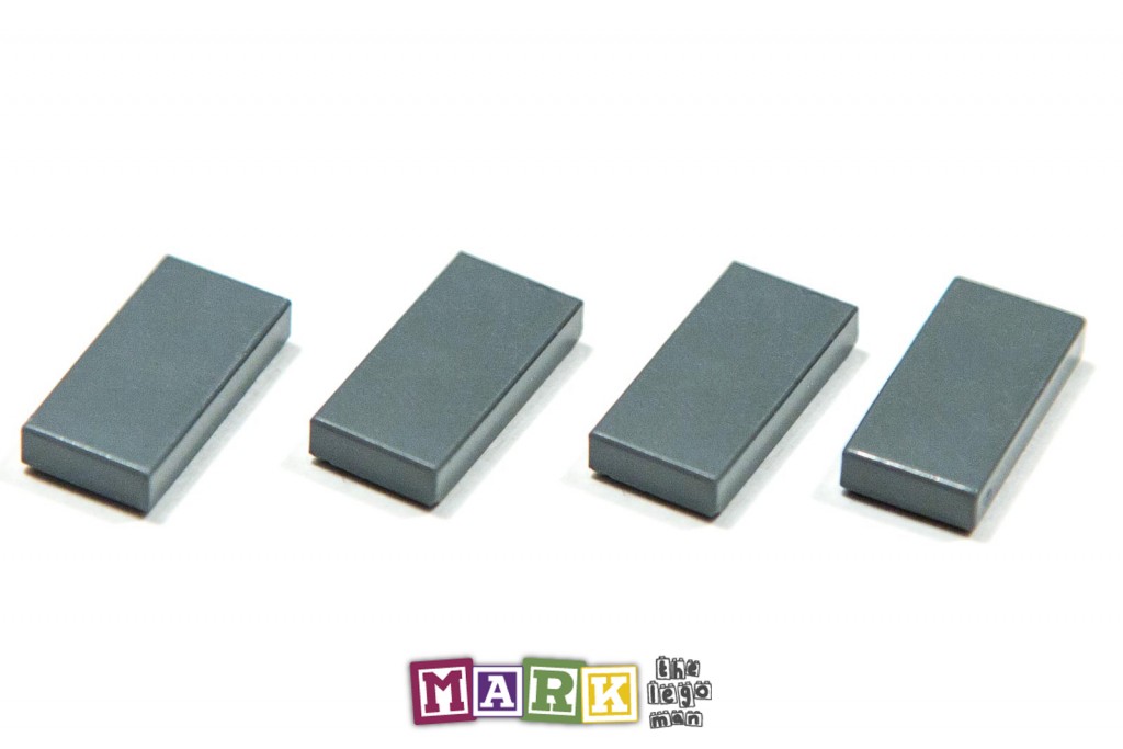 Pack of 4 Lego 3069 1×2 Flat Tile 4211052 | Mad About Bricks