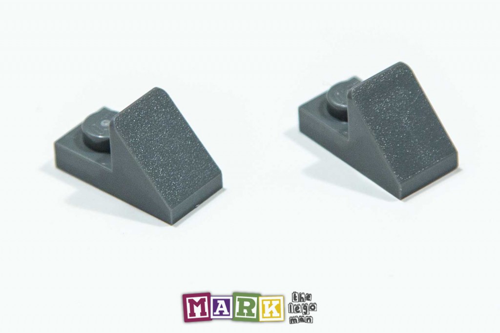 Pack of 2 New Lego 92946 1×2 Roof Tile 45 Degree With Plate 4621917 ...