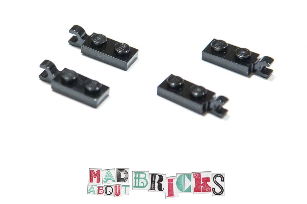 Pack of 4 New Lego 63868 2×1 Plate With Vertical Holder 4535739 | Mad ...